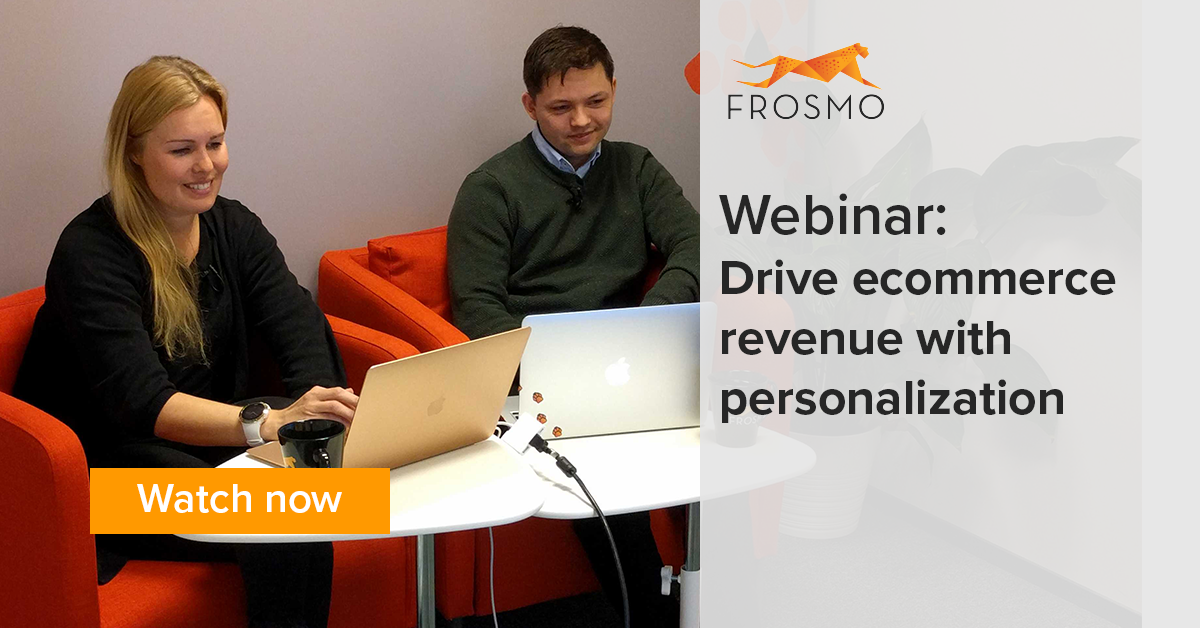 Webinar: Drive ecommerce revenue with personalization